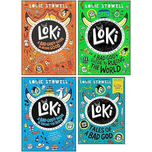 Loki: A Bad Gods Guide Series Collection 4 Books Set By Louie Stowell ...