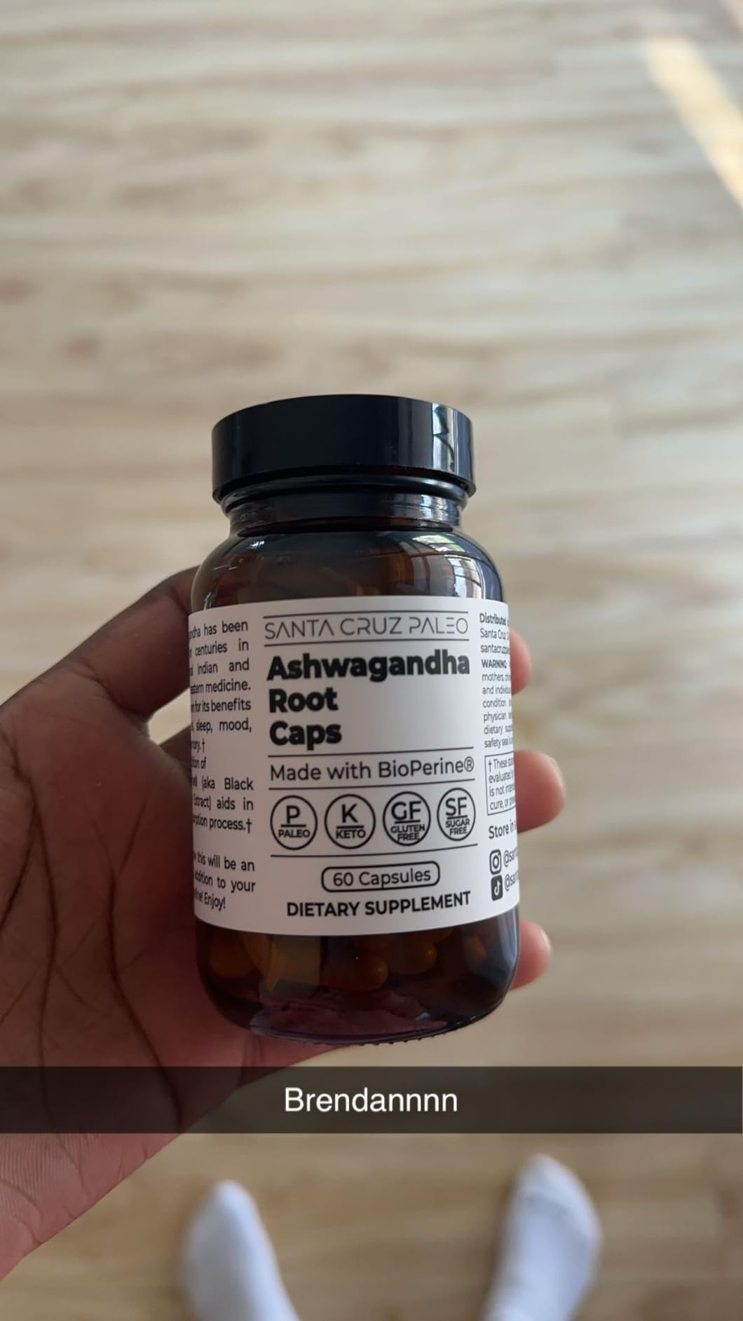 Amazon.com: Santa Cruz Paleo Ashwagandha Caps 600mg per Capsule - 60 ...