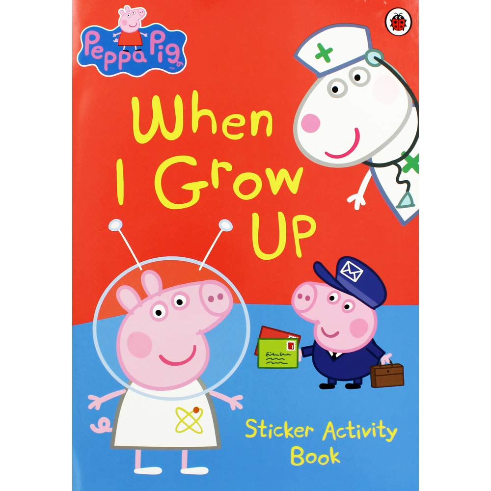 ladybird books Peppa Pig: When I Grow Up Sticker Activity Book: Amazon ...