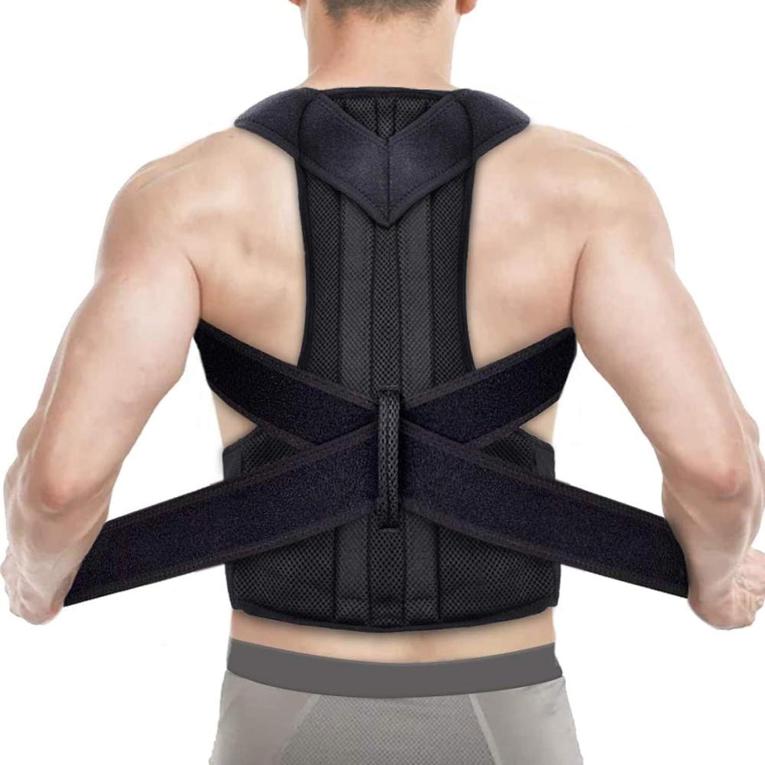 Back Brace Posture Corrector for Women and Men, Lumbar back posture ...