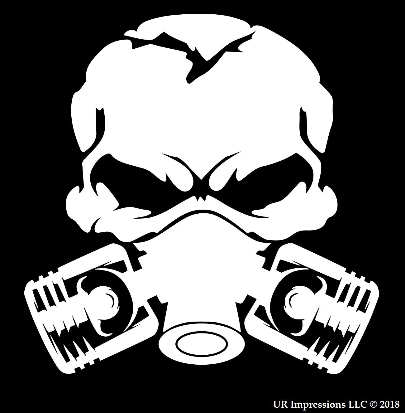 Skull Gas Mask Logo