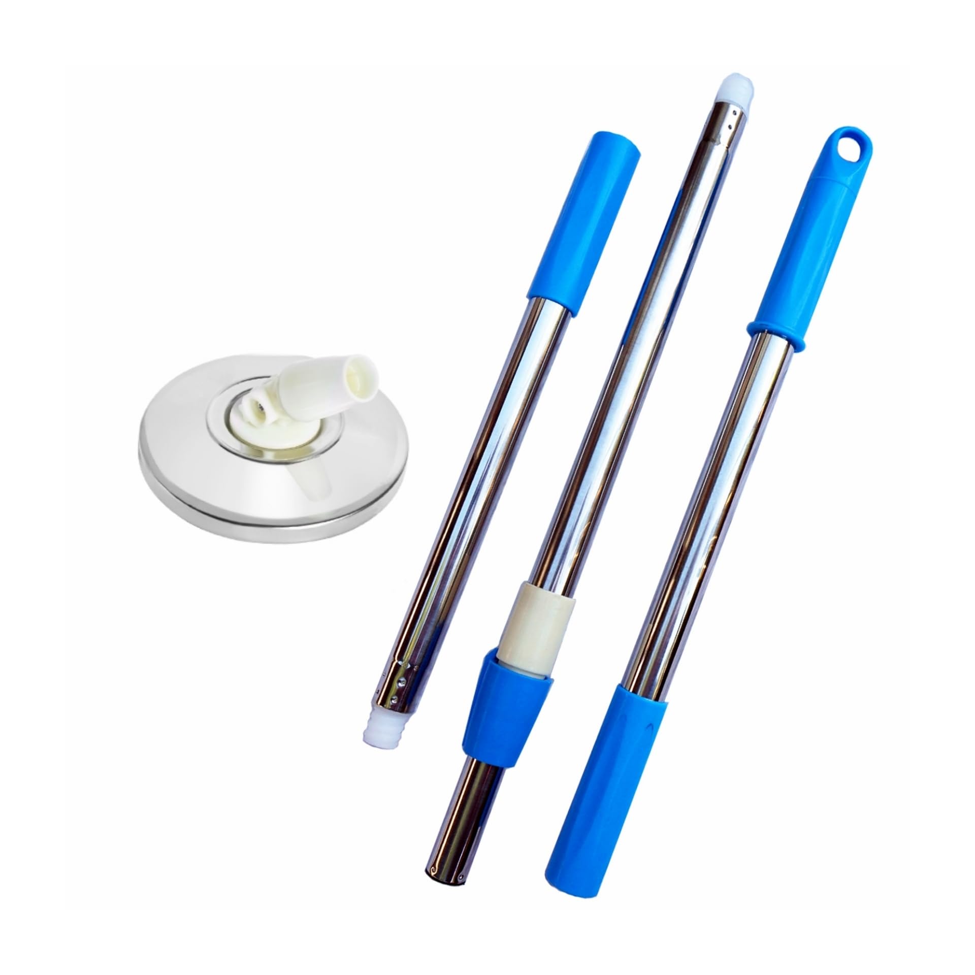 Amazon.com: Extended Stainless Steel Spin Mop Pole Handle Replacement ...