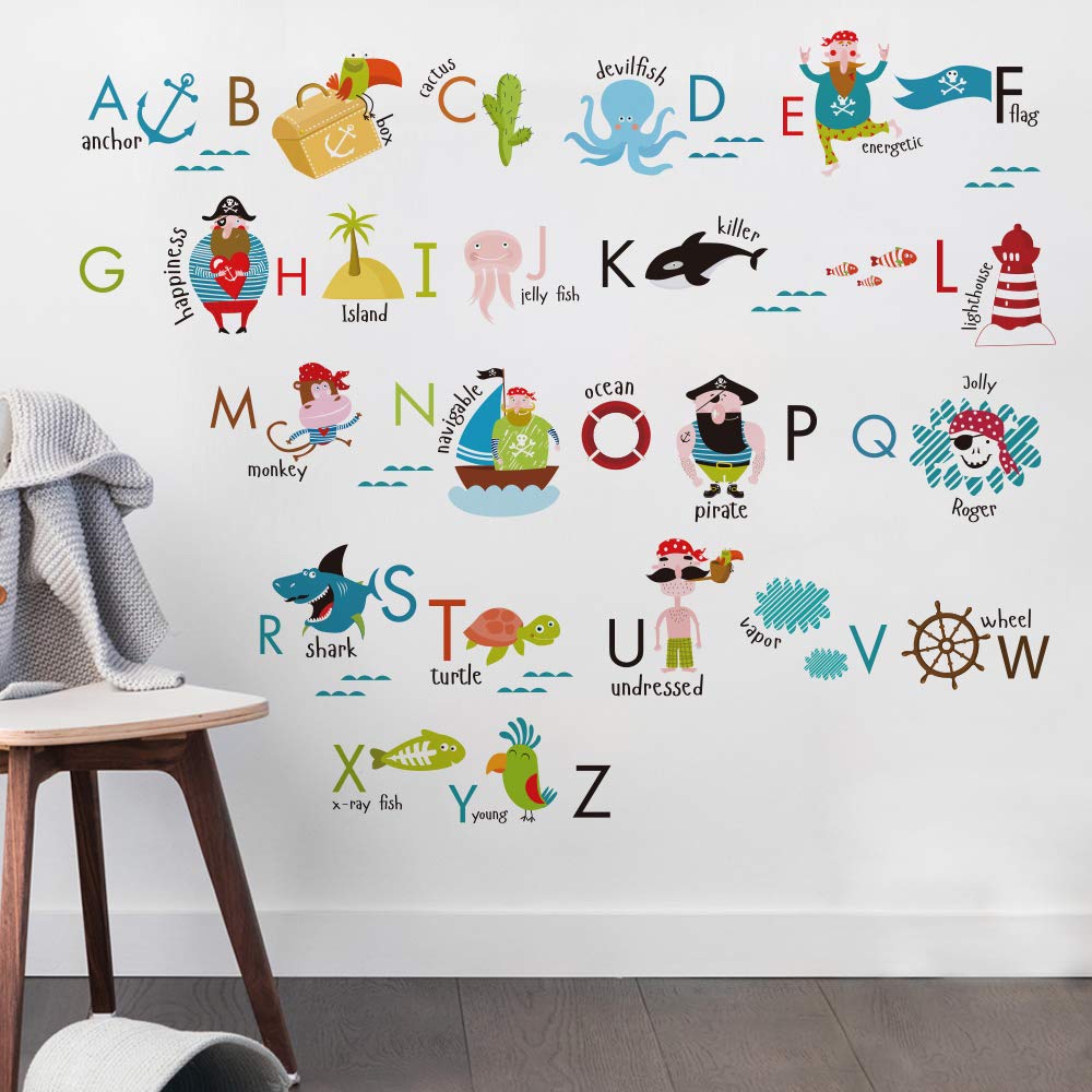 Pirate Alphabet Letters