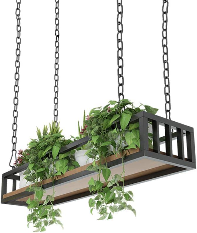 Amazon.com : Creative Retro Ceiling Mounted Hanging Solid Wood Flower ...