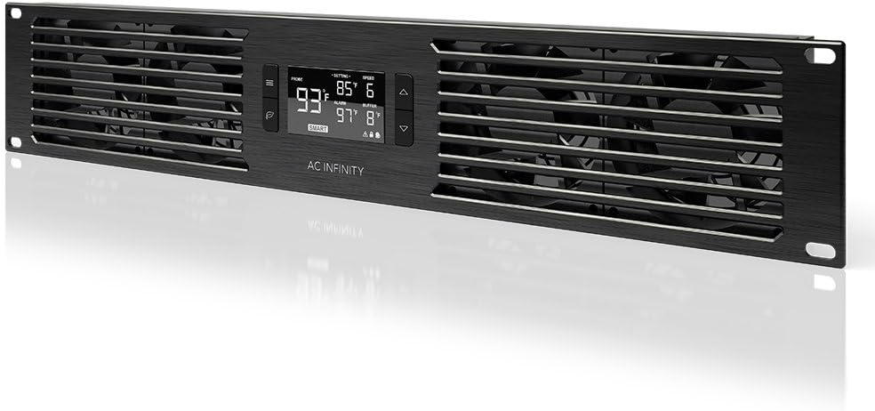 Amazon.com: RAISING ELECTRONICS Rack Mount Digital Server Fan Cooling ...