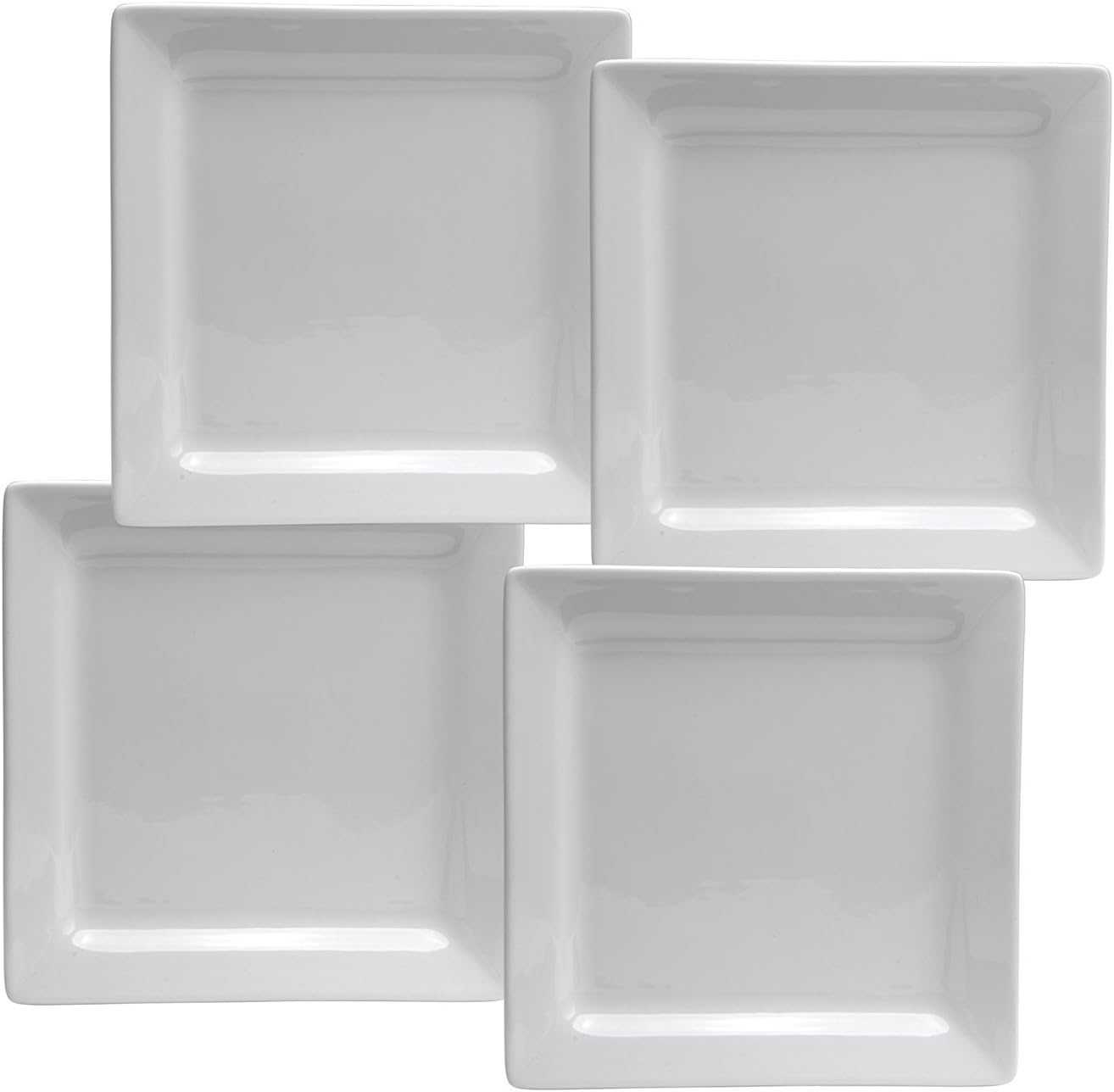Chef's Table 9.75" Square Dinner Plate (Set of 4) : Amazon.ca: Home