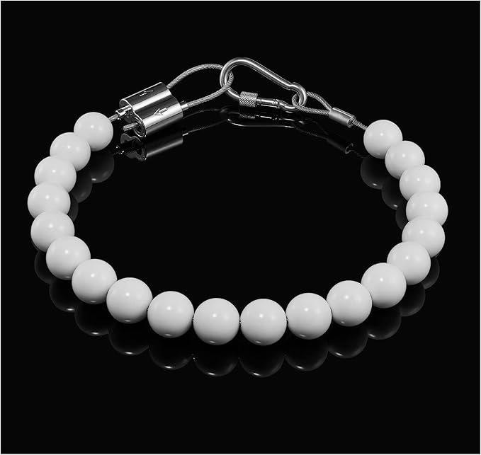 Amazon.com : FUNNANS Flag Pole Beaded Retainer Ring, Adjust Length ...