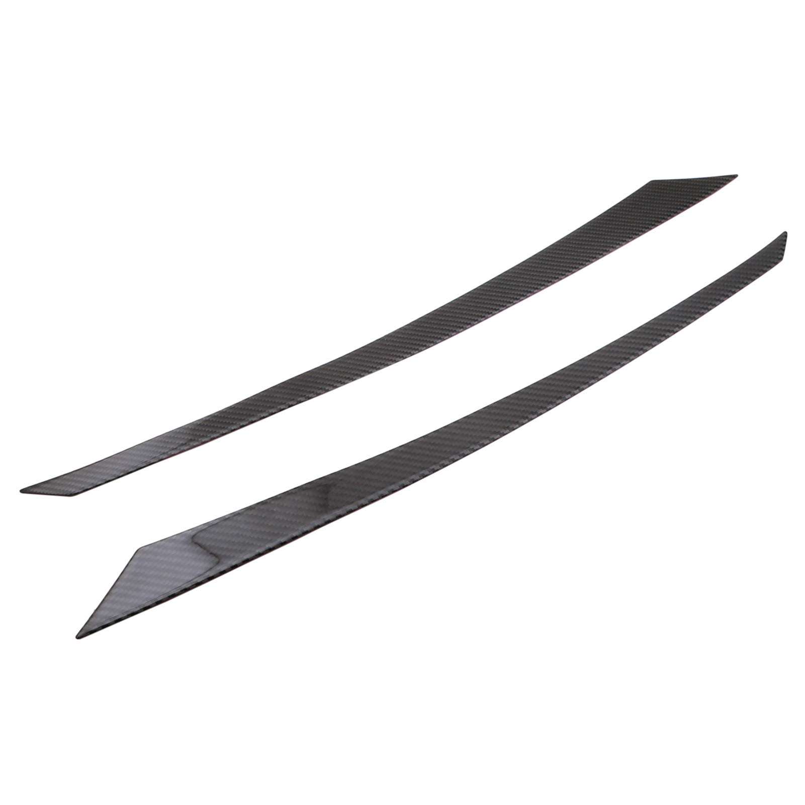Buy Carbon Fiber Car Headlight Eyebrow Eyelid Trim Headlamp Eyebrow ...