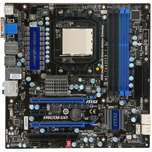 Amazon.com: Msi 890Gxm-G65-Msi 890Gxm-G65 Desktop Motherboard - Chipset ...