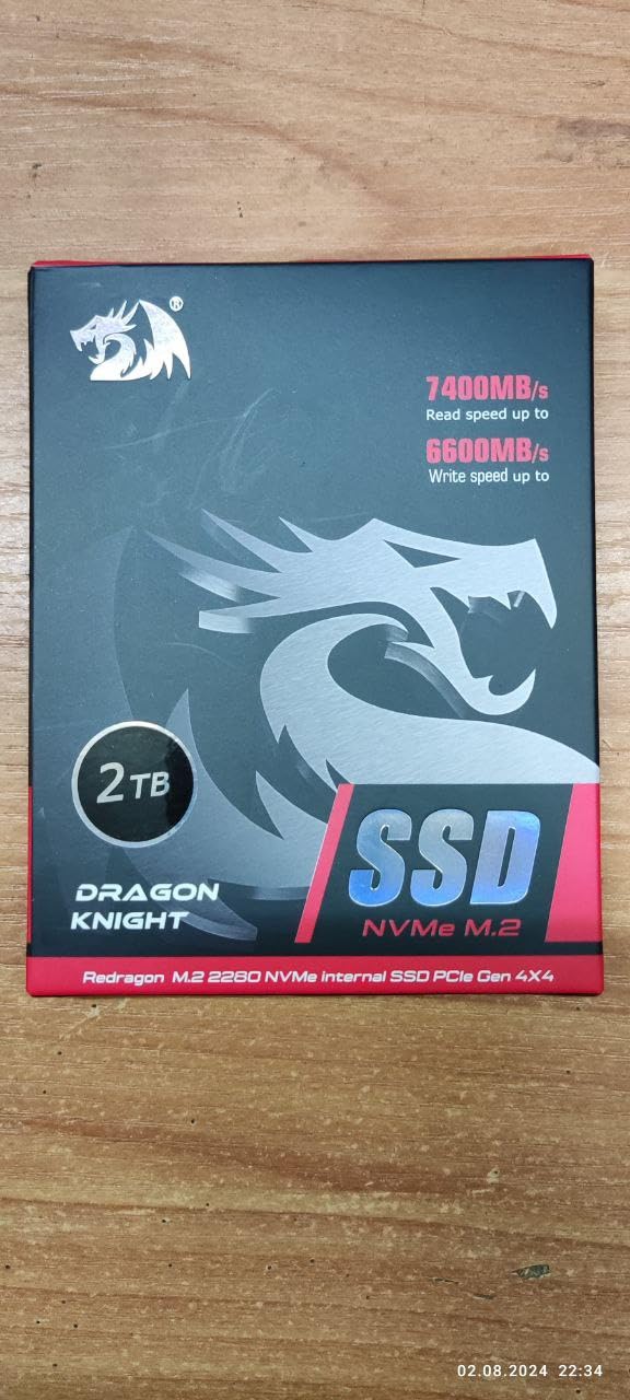 Amazon.com: Redragon RM520 2TB NVMe SSD, Gaming M.2 2280 Internal Solid State Drive w/Gen 4 PCIe ...