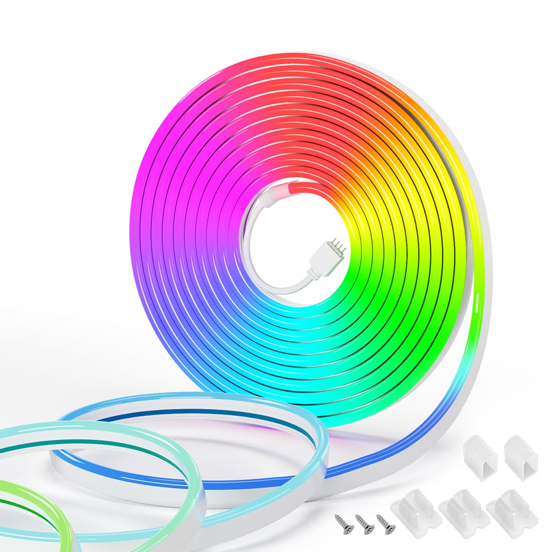 Amazon.com: BTF-LIGHTING RGB Flexible Uniform Side Emitting Neon Light ...