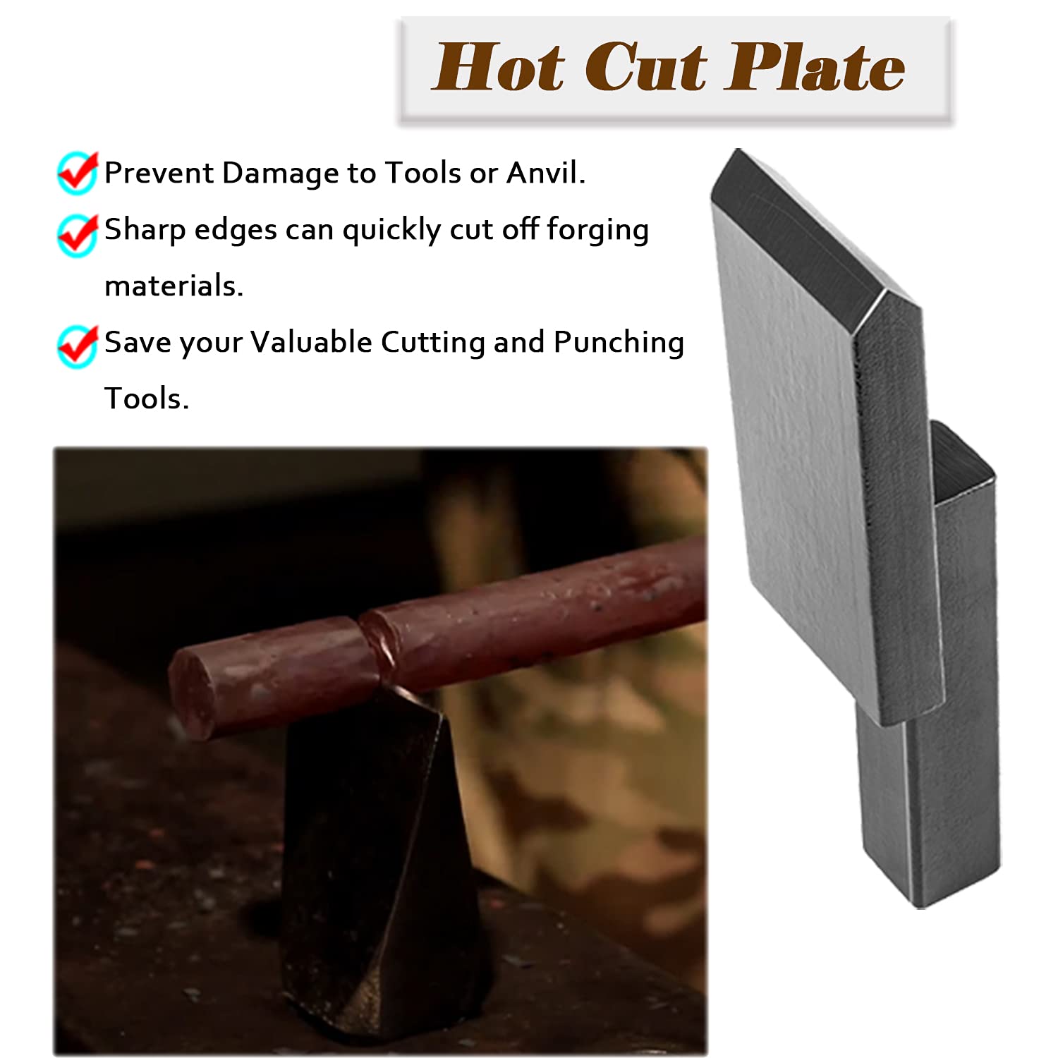 Snapklik.com : Bonbo Blacksmith Anvil Forge Hardy Tool Set 1 Inch Include Hot Cut And Creg Stake ...