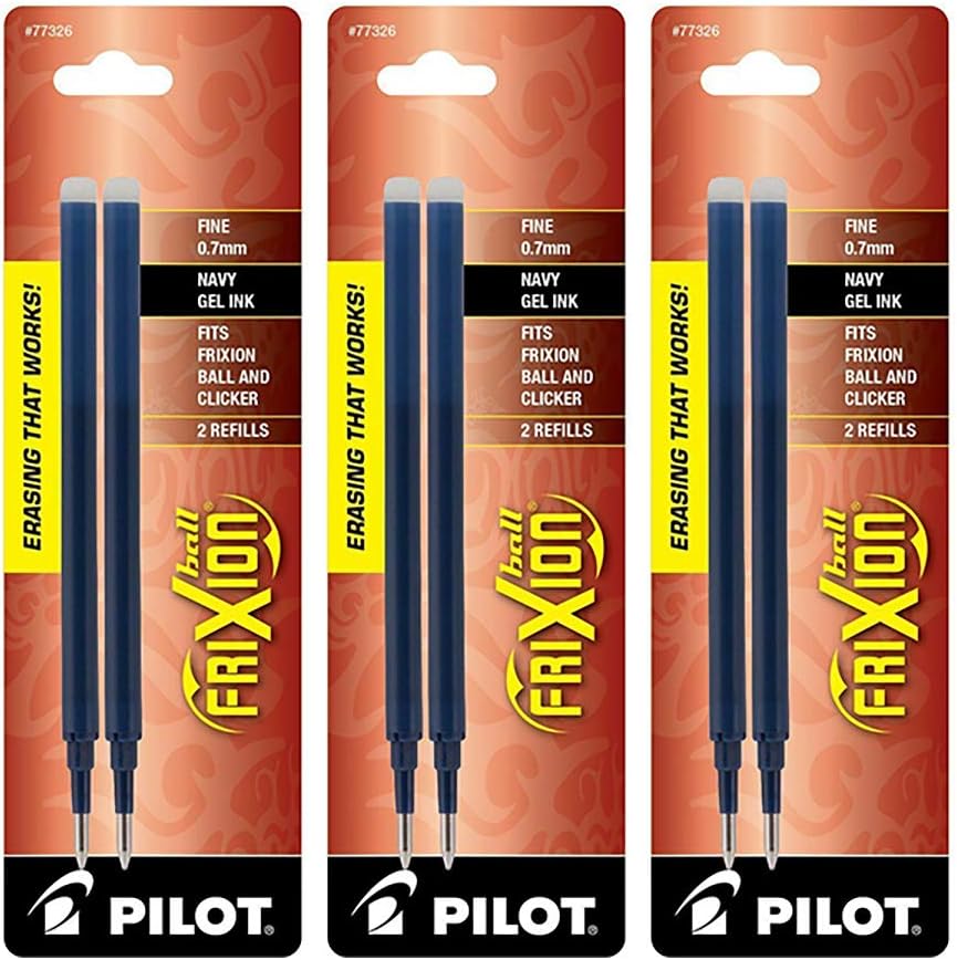 Amazon.com : Pilot G2 Gel Ink Pen Refills, Fine Point, 0.7mm, Navy Ink ...