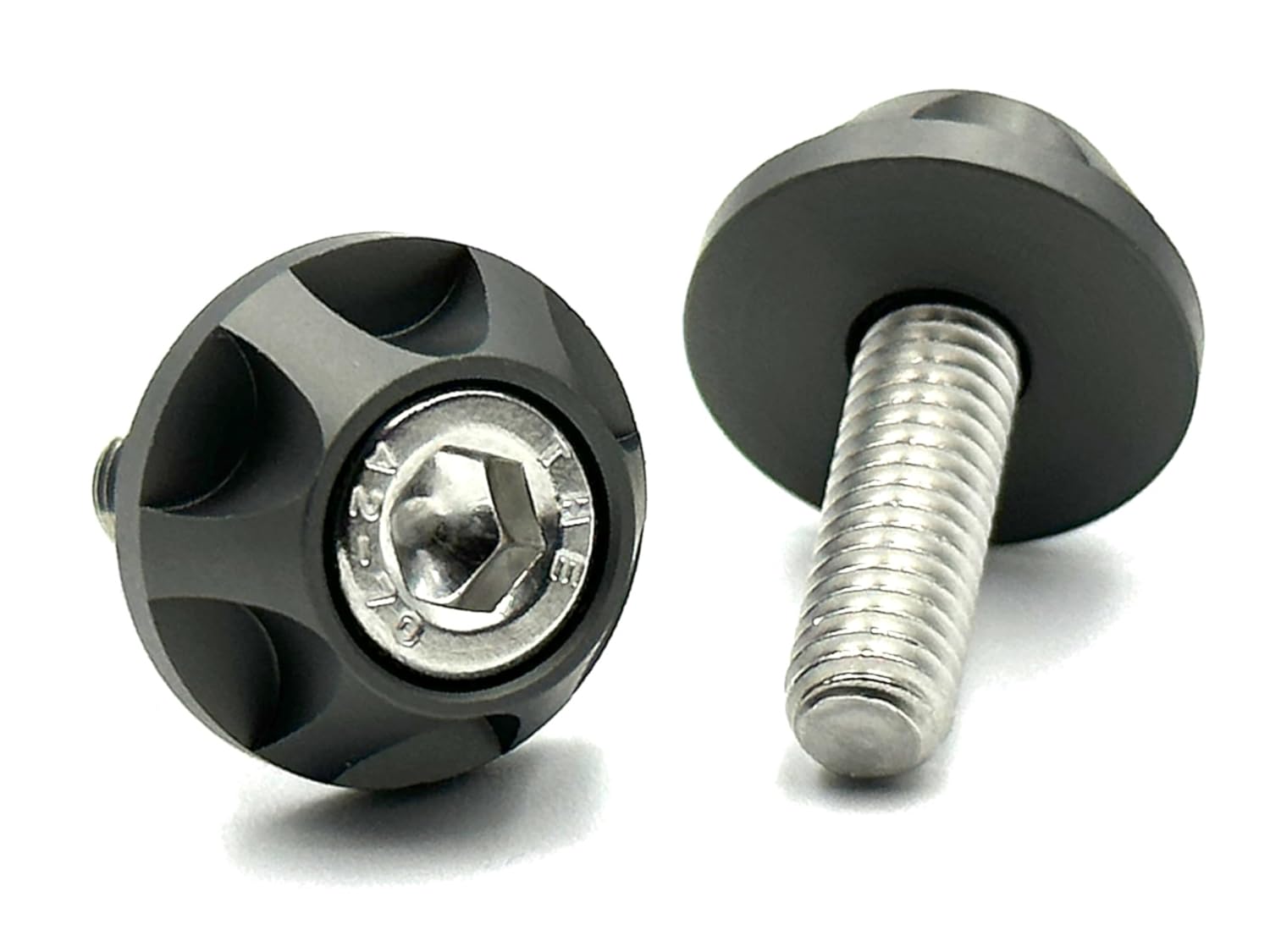 Amazon.co.jp: 【COTRAX】 ナンバーボルト 軽量 アルミ 製 ナンバープレート ボルト ワッシャー + ステンレス M6 ネジ バイク 自動車 汎用パーツ Miniホイール ...