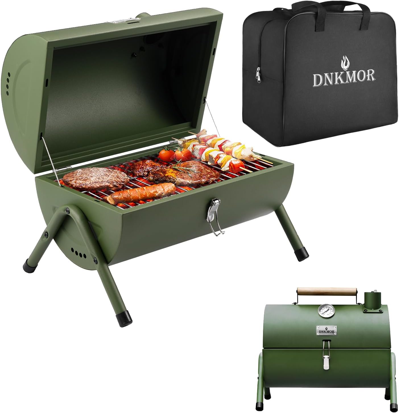 Amazon.com: Fire & Flavor Hero Grill System Bundle - Charcoal Grill for ...