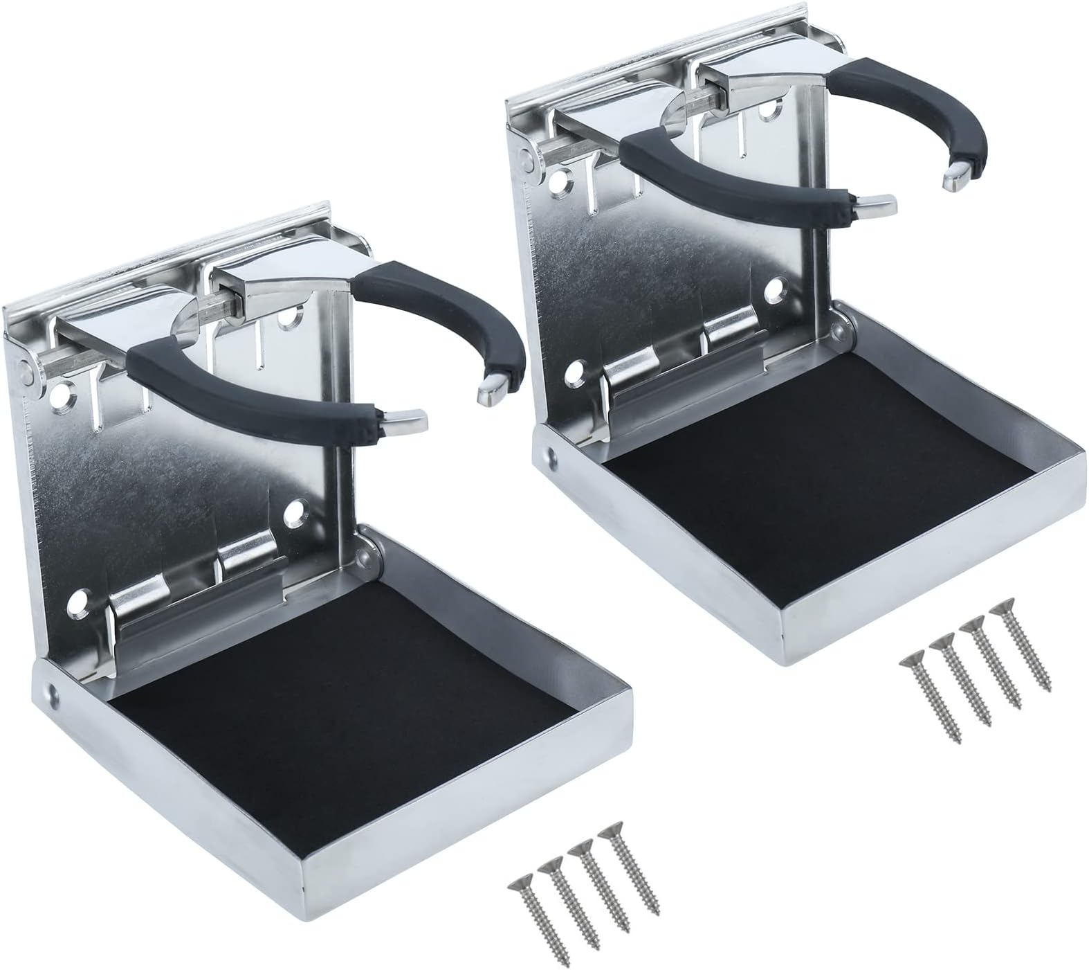 Amazon.com: Amarine-made Stainless Steel Folding Drink Holder Cup ...