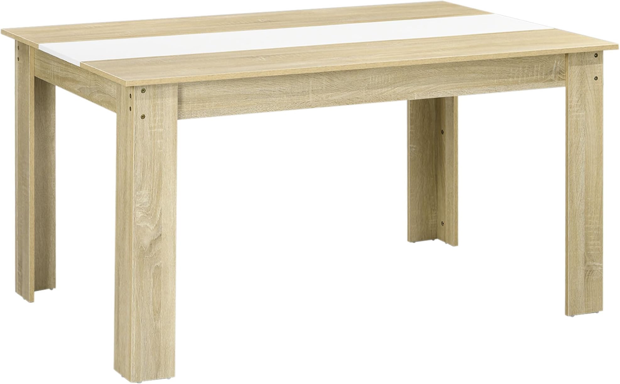 IDMarket ROZY - Mesa de comedor rectangular para 4 personas, 110 cm ...
