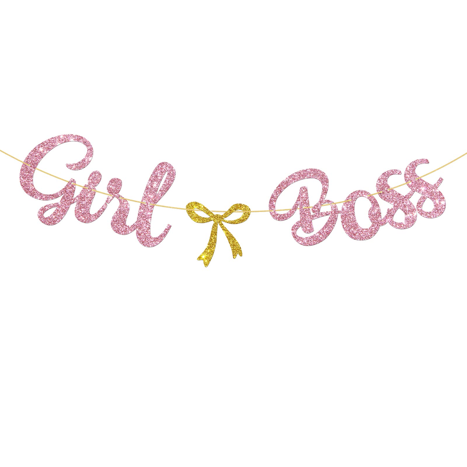 Amazon.com: WeBenison Girl Boss Banner/Girl's Birthday/Baby Shower/Boss ...
