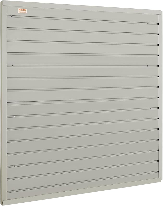 VEVOR Slatwall Panels, 4 ft x 1 ft Gray Garage Wall Panels 12"H x 48"L ...