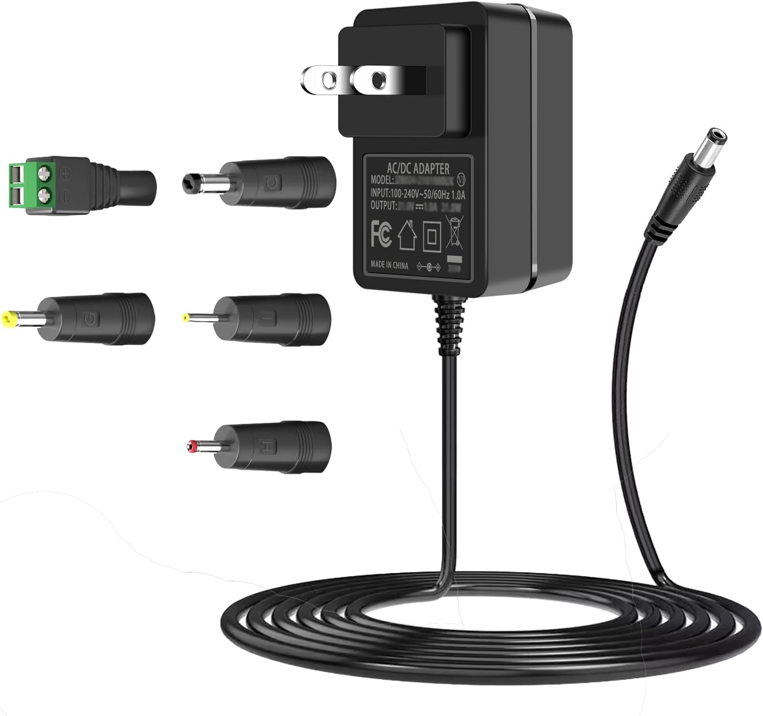Amazon.com : TKDY 18V 1A Power Supply Cord DC Plug, 110-240V AC to DC ...