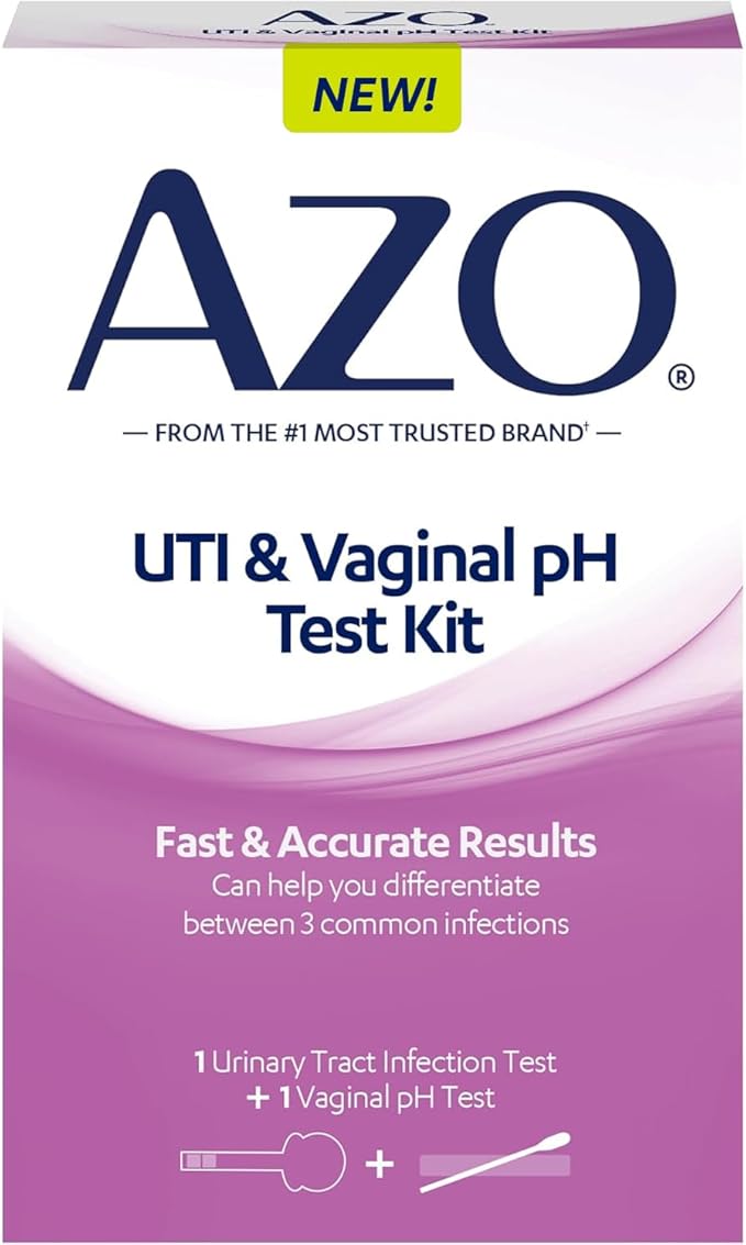 Amazon.com: AZO Urinary Tract Infection (UTI) Test Strip + Vaginal pH ...