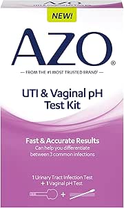 Amazon.com: AZO Urinary Tract Infection (UTI) Test Strip + Vaginal pH ...
