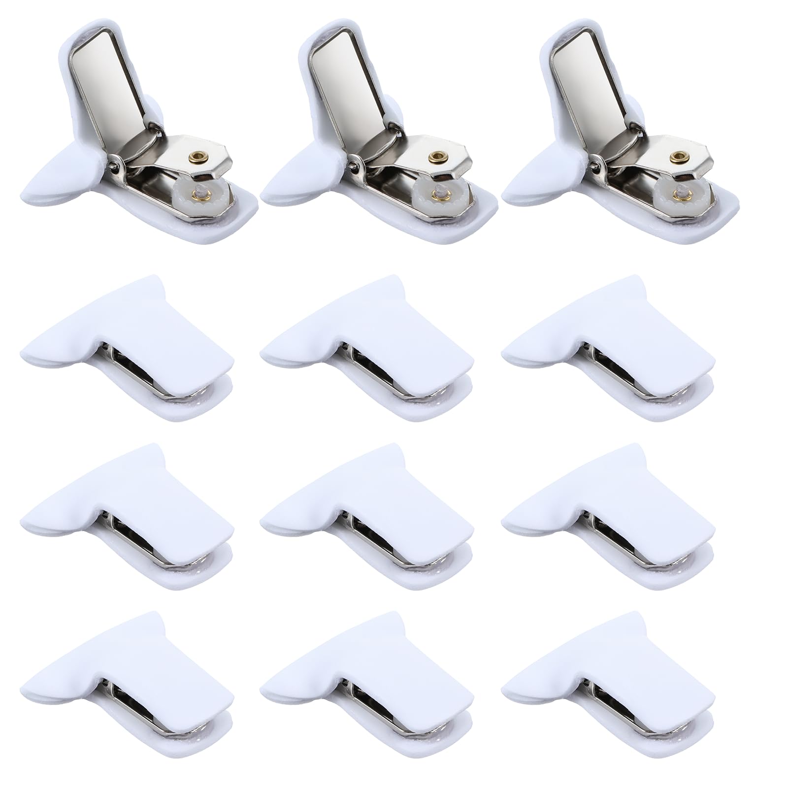 JIEYAO Pack of 12 Padded Duvet Clips, White Duvet Clips, Duvet Holders ...