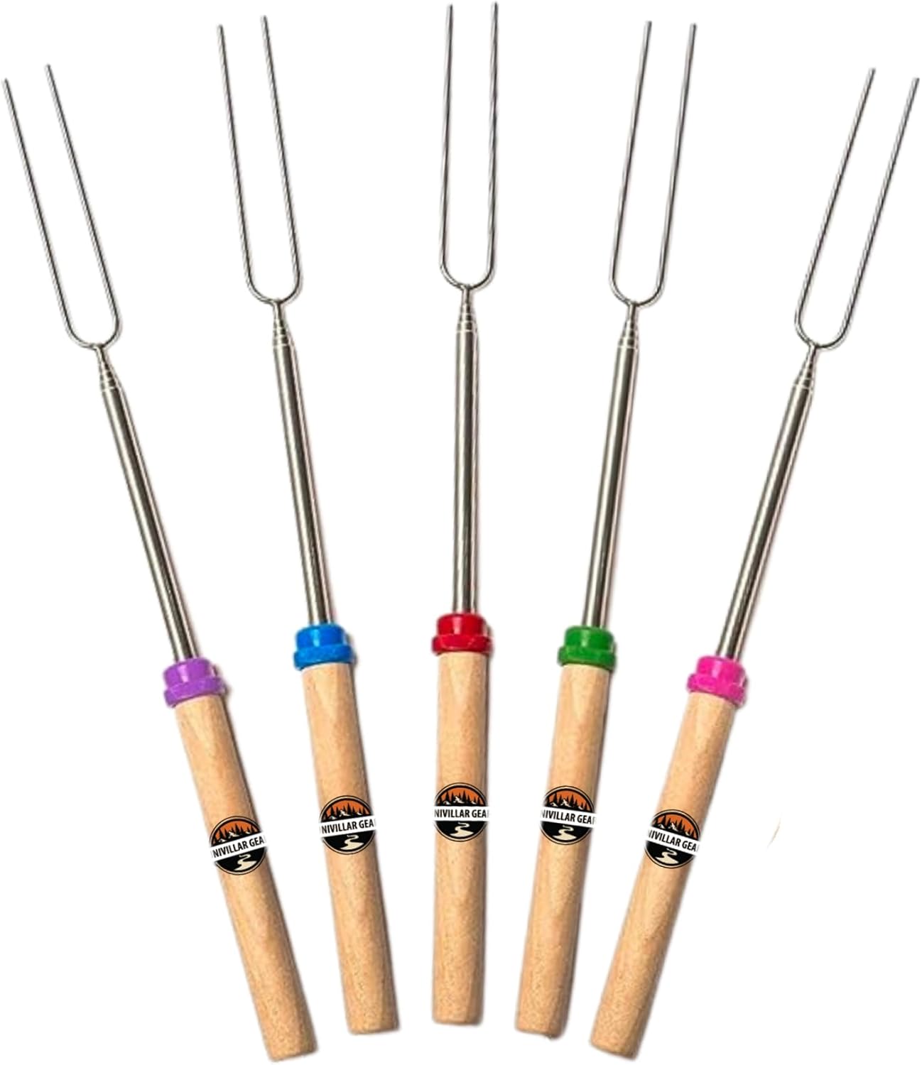 Amazon.com: Professional Campfire BBQ Fork and Marshmallow Roasting ...