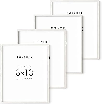 Amazon.com - HAUS AND HUES 8x10 Picture Frame Set of 4-8 x 10 Frame ...