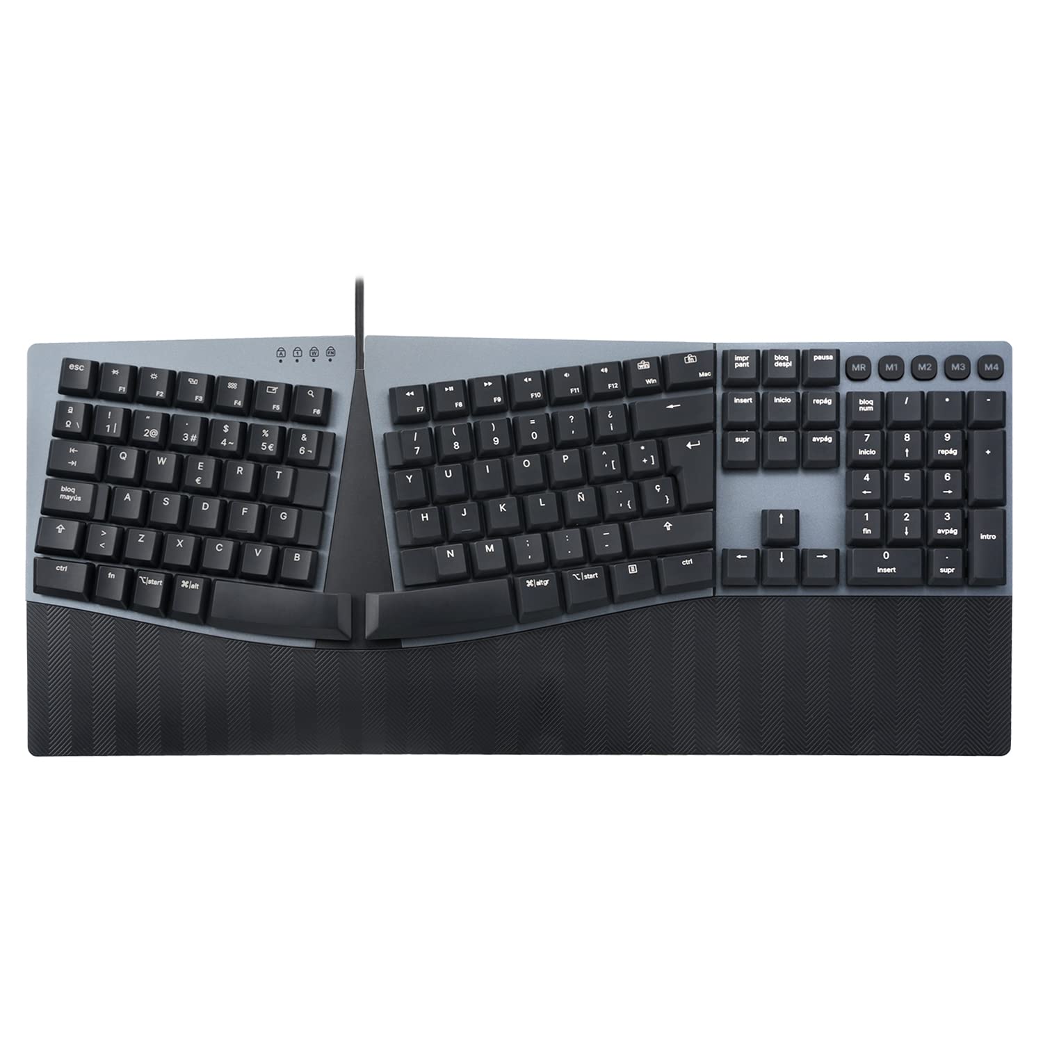 Perixx PERIBOARD-535BL Wired Mechanical Ergonomic Keyboard - Full Size ...