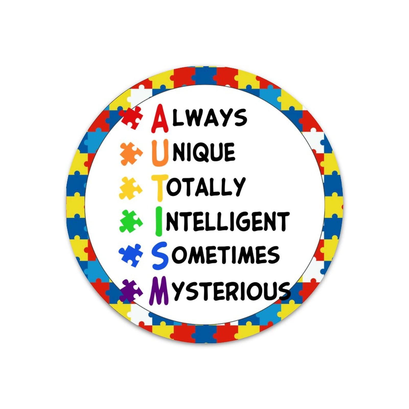 Supporting Autism Quotes Autism Support Wall Art Decal Love Doesn't