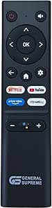 Erorex Replacment Remote Control Compatible For General Supreme 4K LCD ...