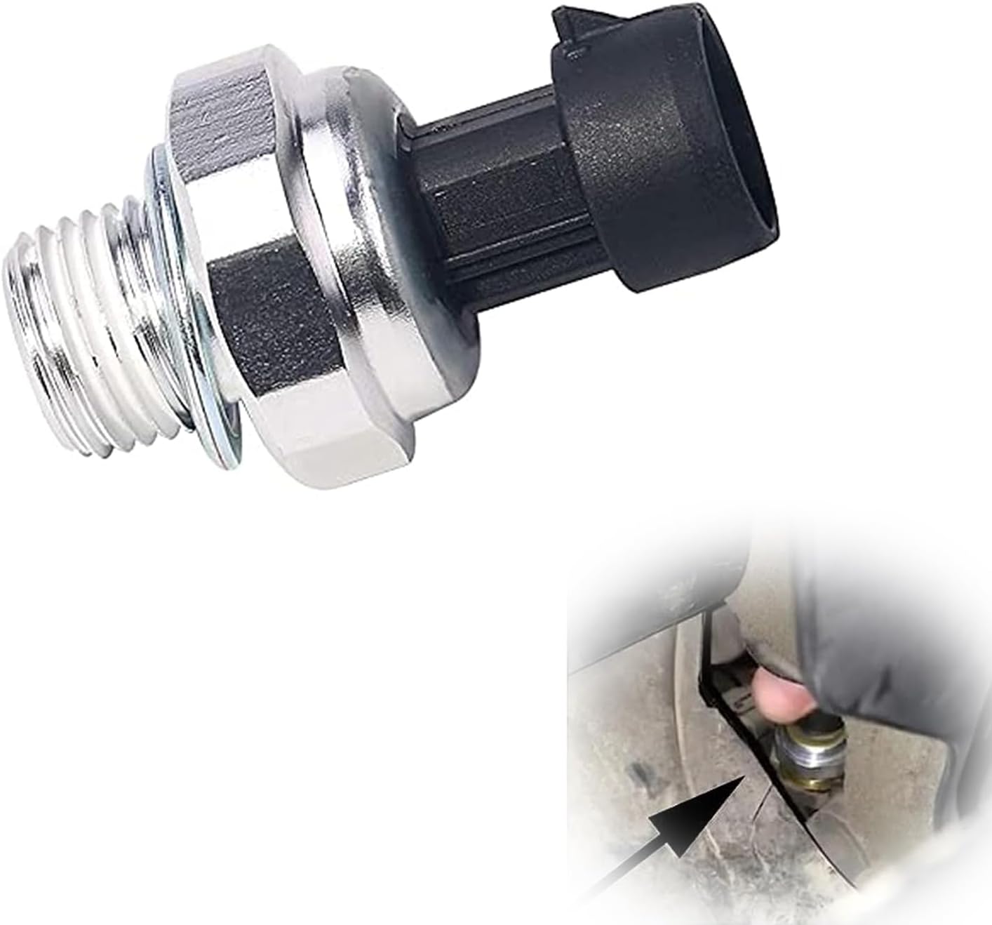 Amazon.com: Crynod 1 PC Car Engine Oil Pressure Sensor Switch, Metal ...