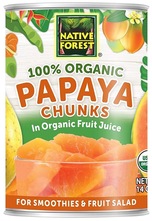 Amazon.com : Native Forest Organic Papaya Chunks, 14 Ounce Cans (Pack ...
