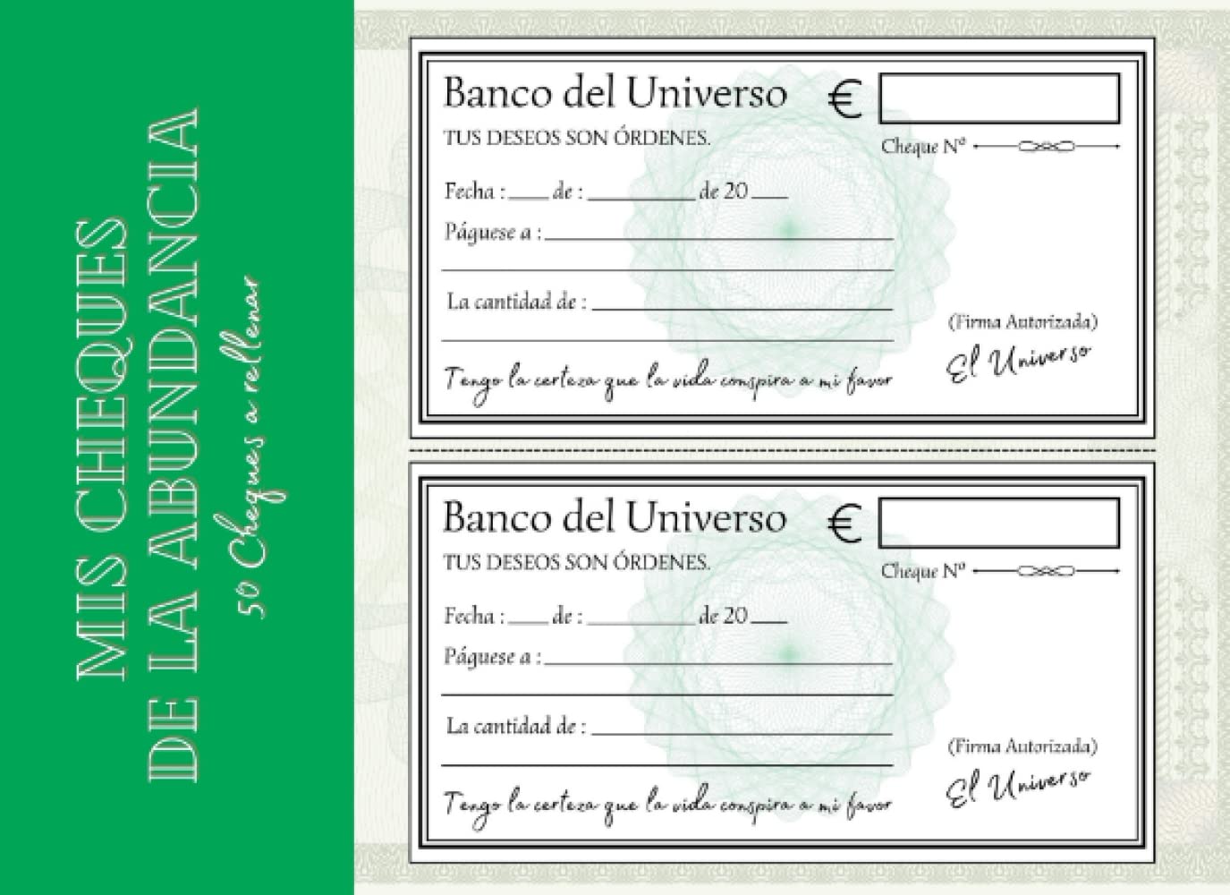 Amazon.com: Mis Cheques De La Abundancia: Talonario de 50 cheques de la ...