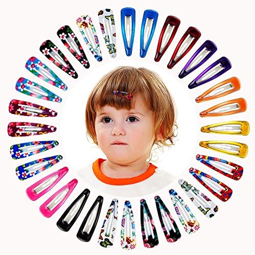 Amazon.com : 100pcs 2 Inch Hair Clips No Slip Metal Hair Clips Snap ...