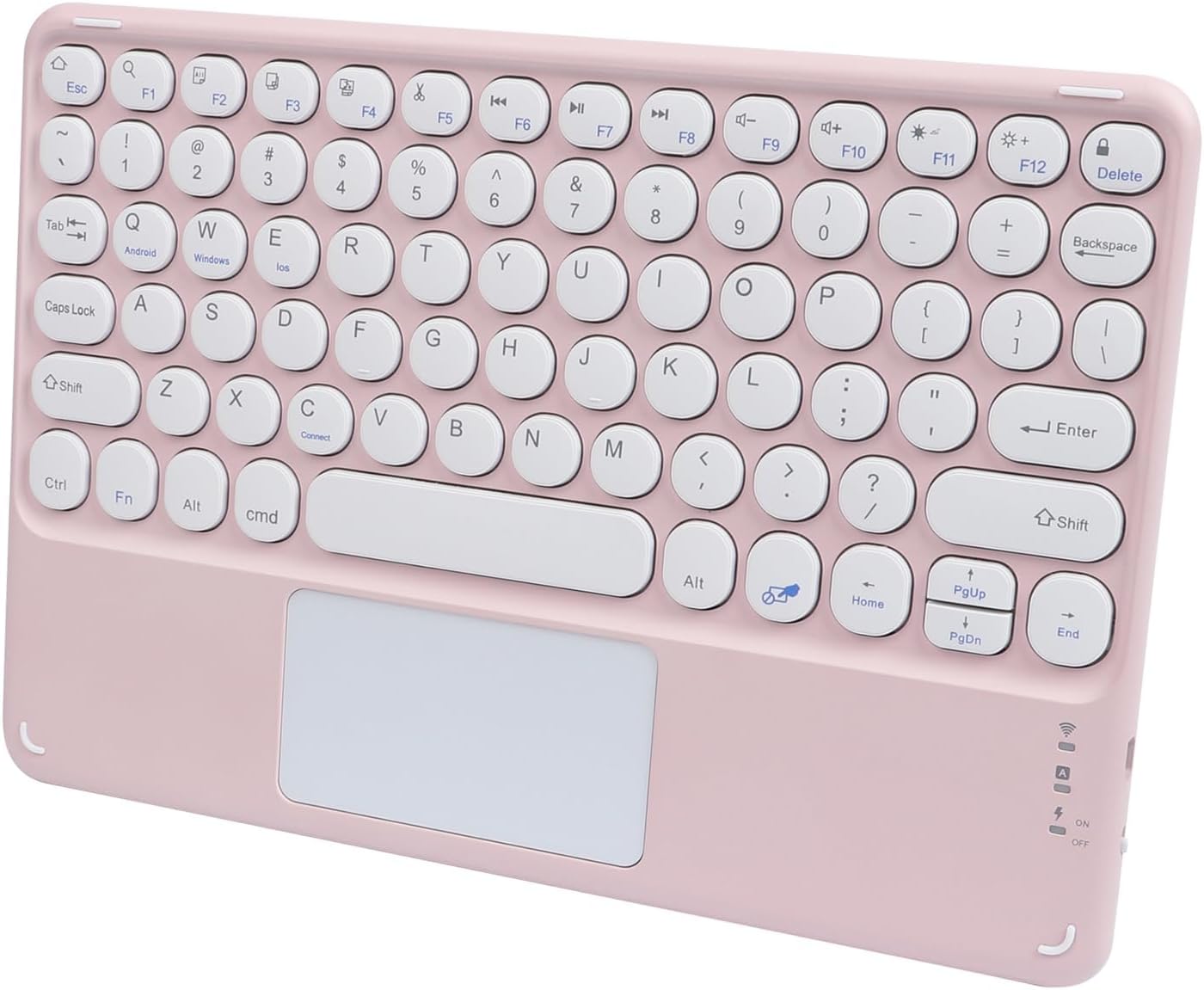 Amazon.com: KUYHRF Wireless Keyboard with Touchpad, Ultra-Thin ...