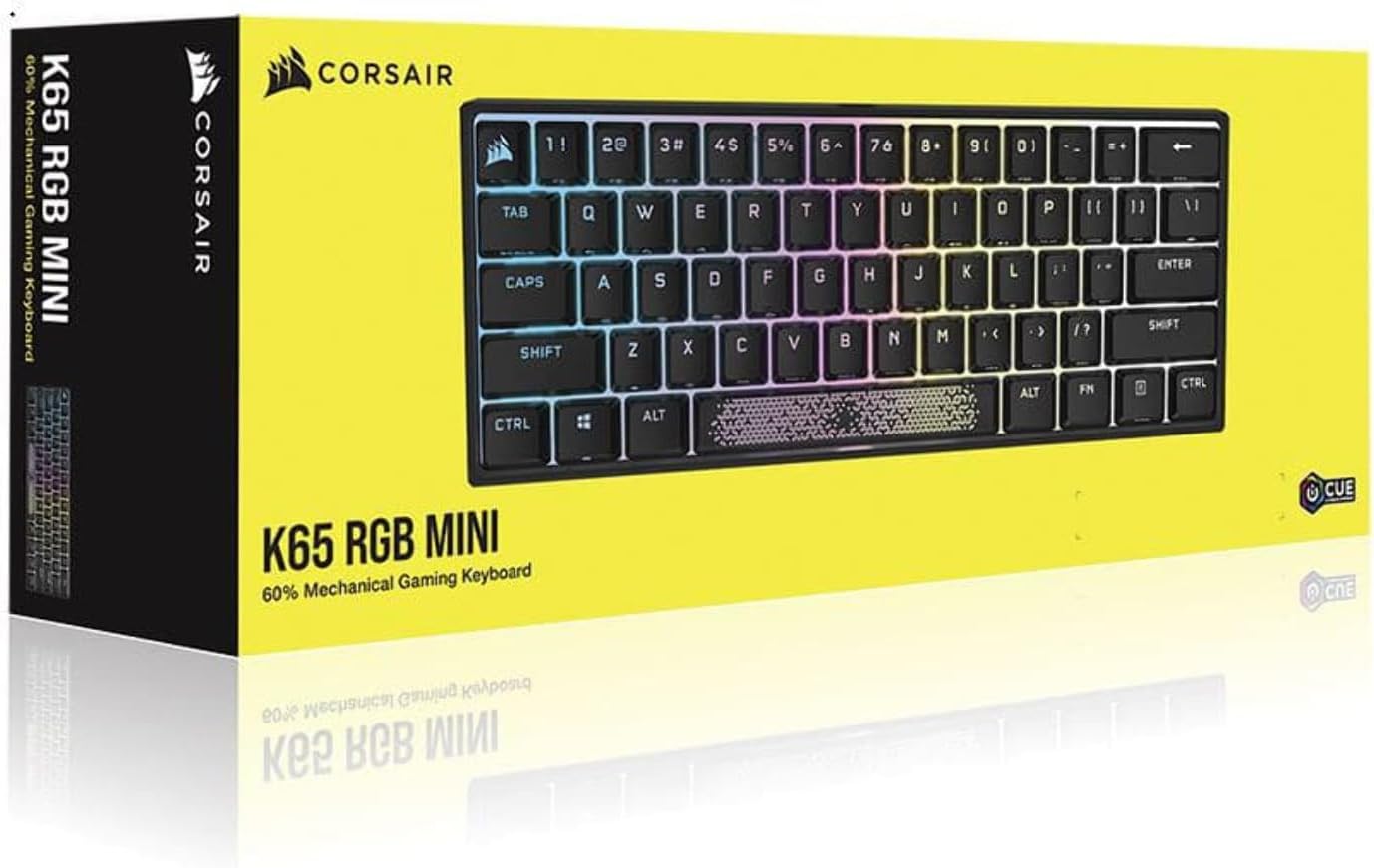 CORSAIR K65 Pro RGB Mini, 60% KB, AXON, PBT Double Shot Keyboard ...