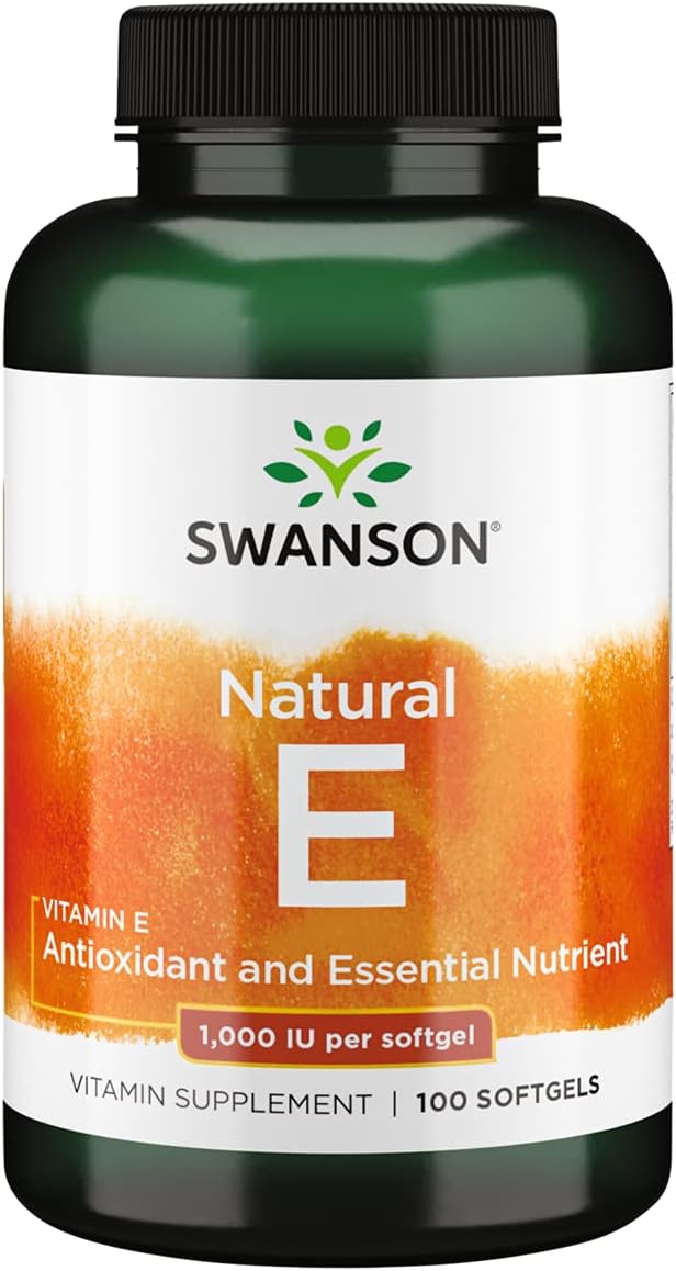 Amazon.com: Swanson Vitamin E - Natural Vitamin Supplement Promoting ...