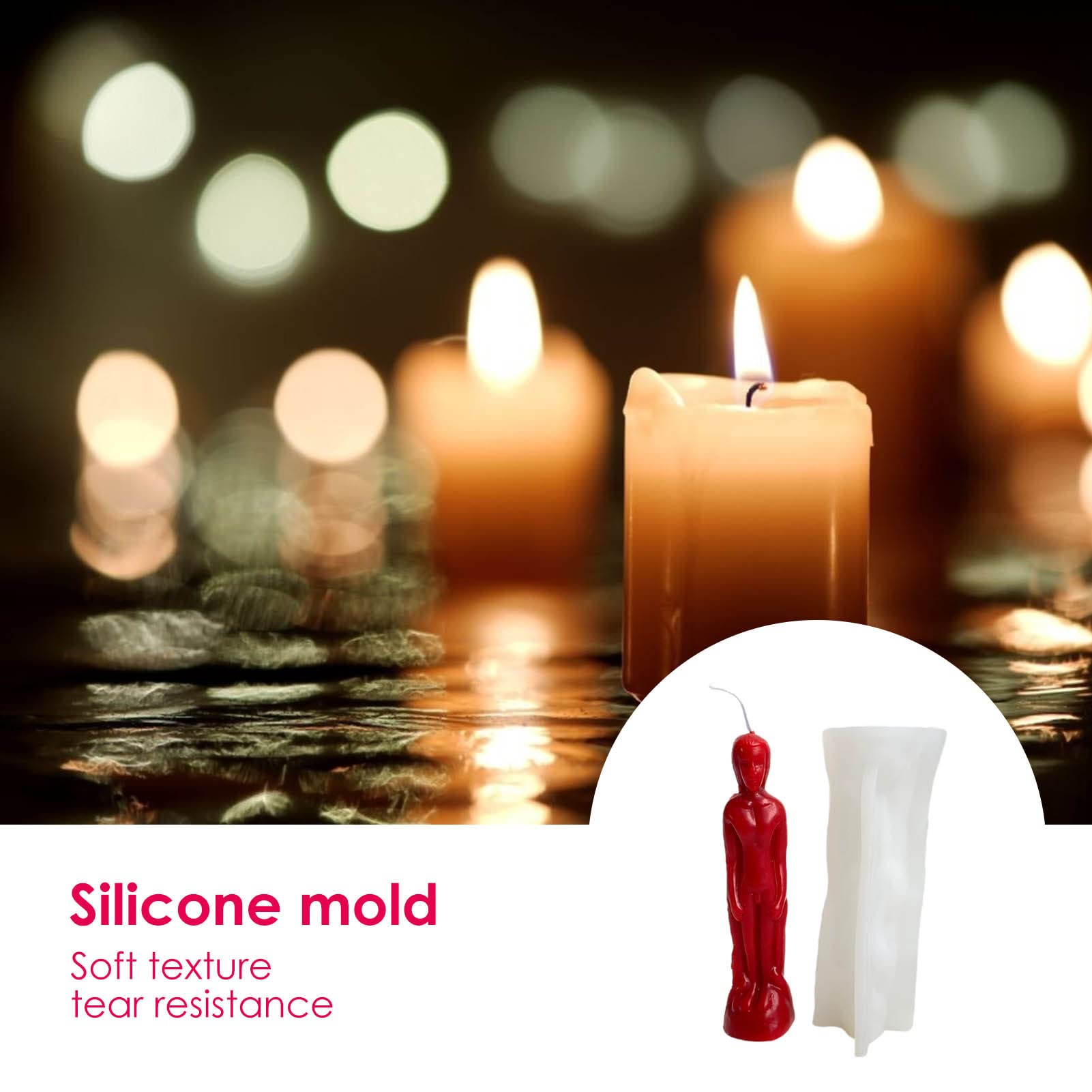 sale discount online Molds for Female Body candle Shape Male Silicone ...