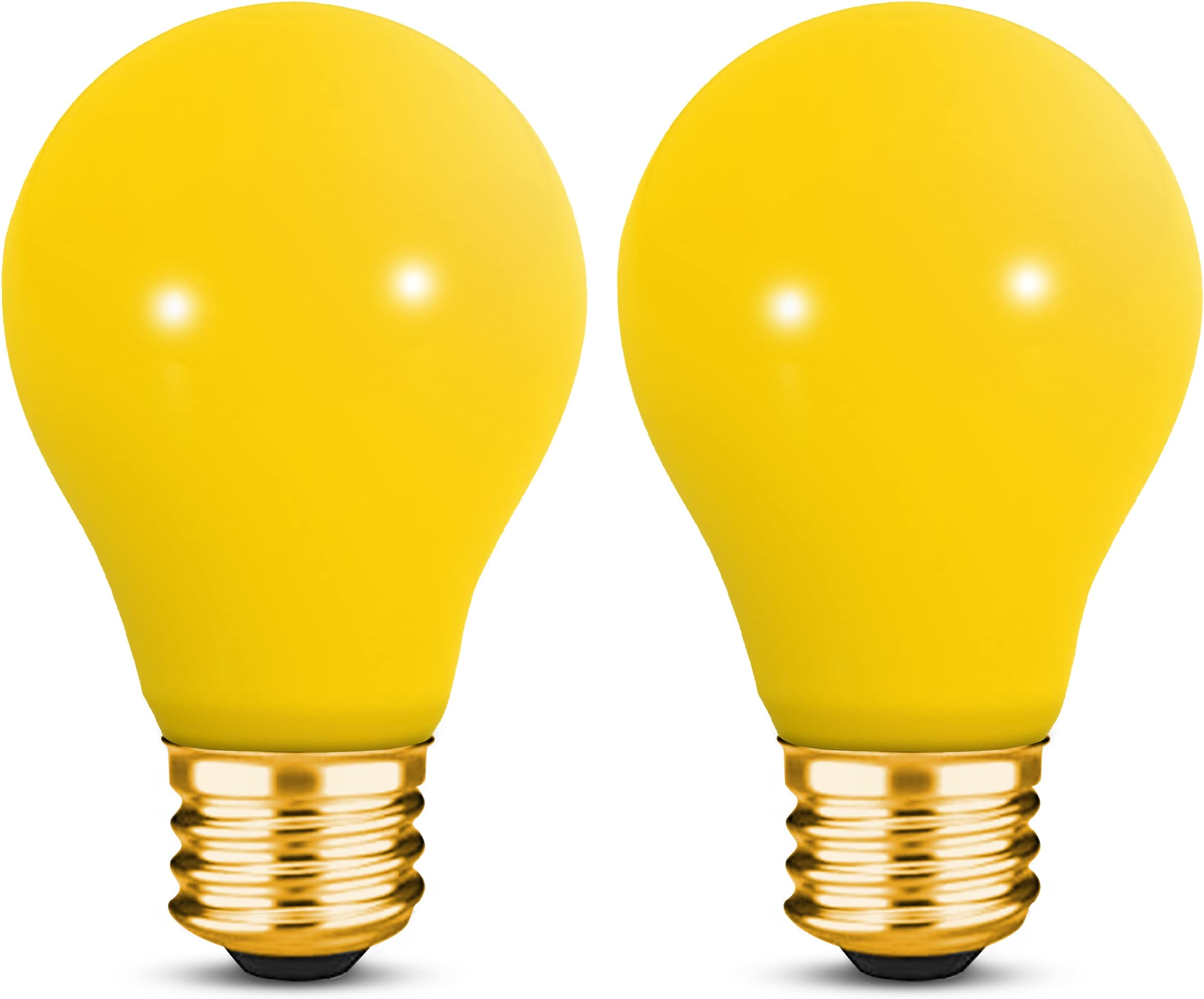 GE 97495 Bug Lite A19 Bulb, 60-Watt, 2-Pack - Incandescent Bulbs ...