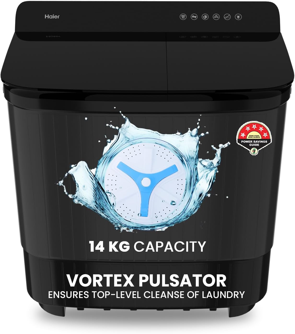 Haier 14 Kg 5 Star Semi Automatic Top Load Washing Machine with ...