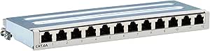 Amazon.com: Tripp Lite 12 Port Cat6a STP Patch Panel for Wall Mount or ...
