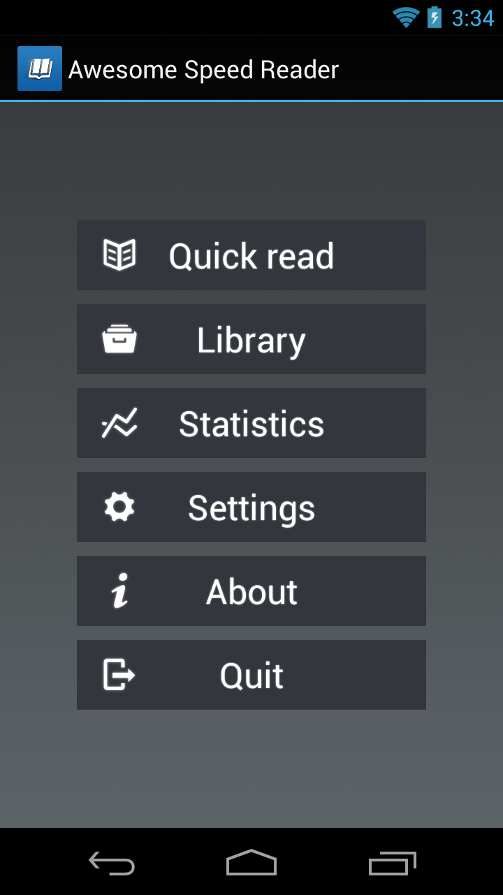 Awesome Speed Reader - App on Amazon Appstore