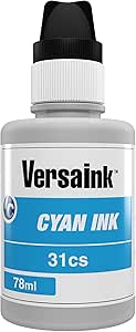Amazon.com: VersaInk-Nano 31 CS Cyan Ink - 78ml Bottle - Compatible ...
