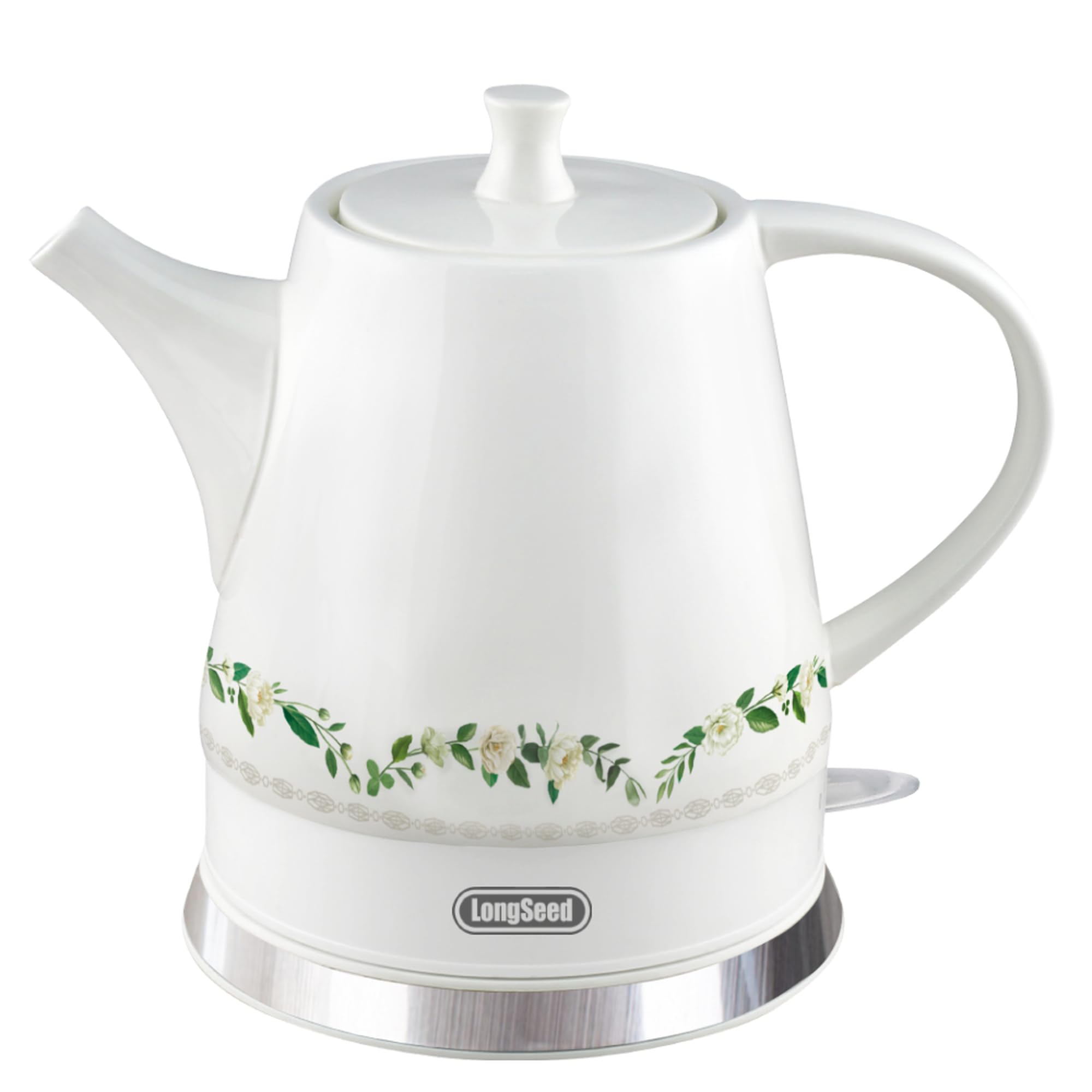 Ceramic Electric kettle, 1L/1000W-1200W Boil Water Quickly and Easily ...
