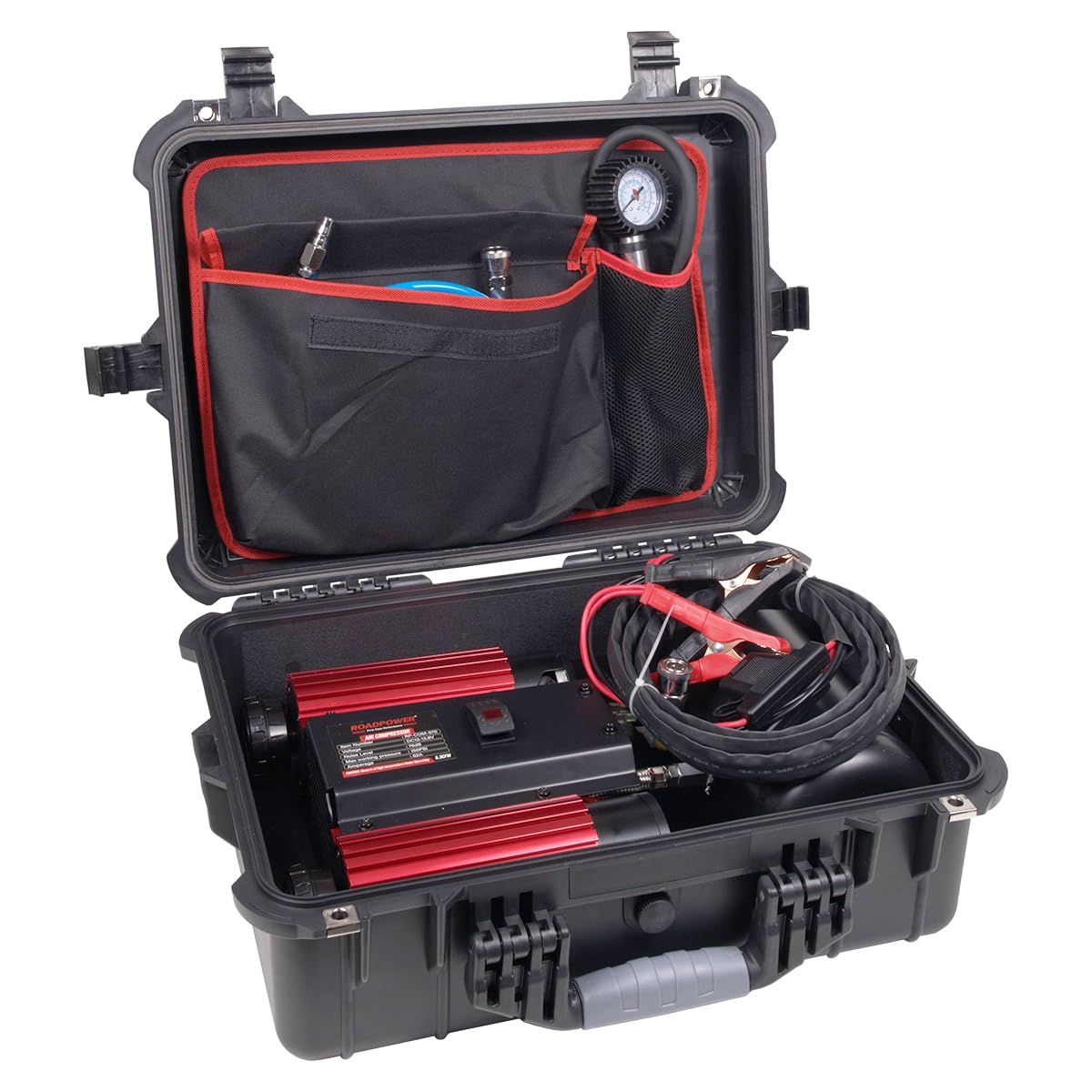 ROADPOWER 2 Cylinder Super Heavy Duty Air Compressor Kit, 5.3CFM, Ultra ...