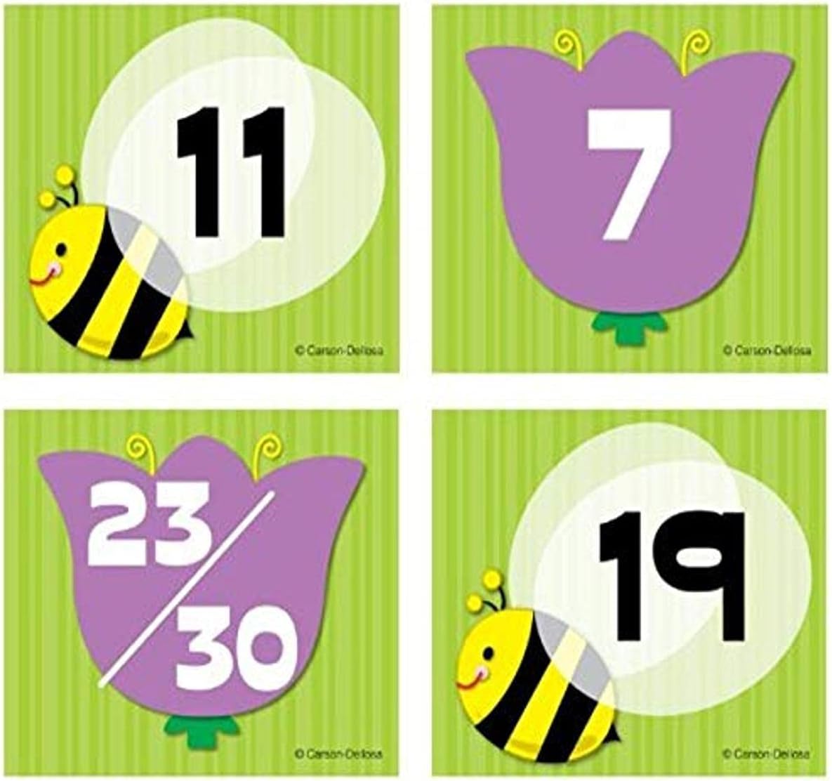Amazon.com: Bee/Flower Calendar Cover-Up : Carson Dellosa Education ...