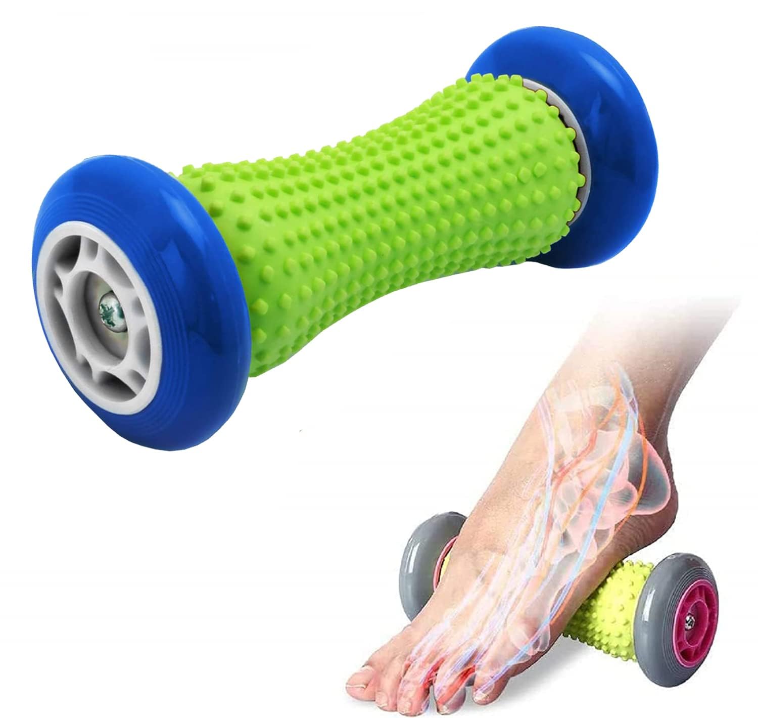 cartxomy Foot/Hand Massage Roller with Wheels | Ideal for Physiotherapy ...