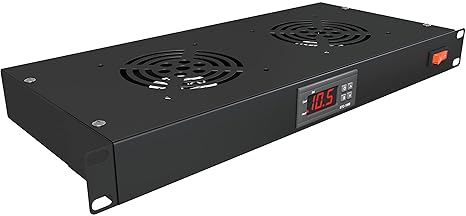 Amazon.com: Rack Mount Fan - 2 Fan Server Cooling System - 1U 19 ...